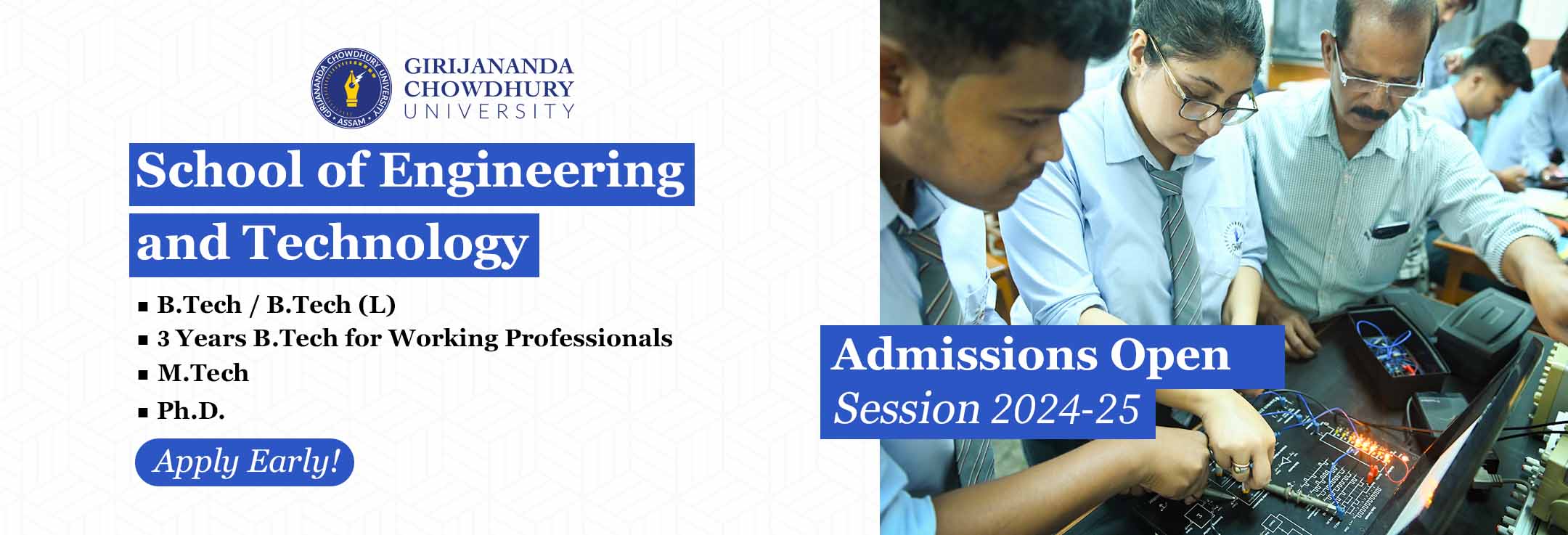 Girijananda Chowdhury University - Higher Education Redefined