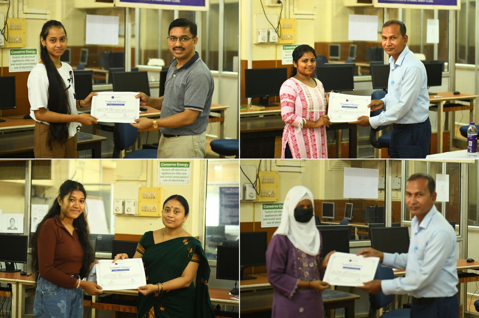 Closing ceremony and the certificate distribution ceremony of one week ...