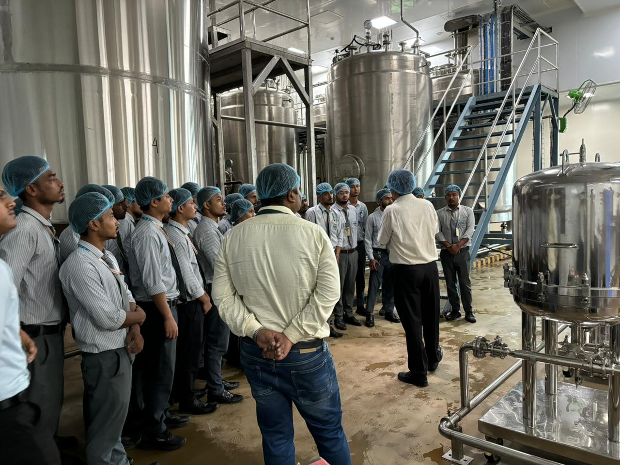 An industrial visit to Dabur India Limited, organized by the Training and Career Guidance Cell ...